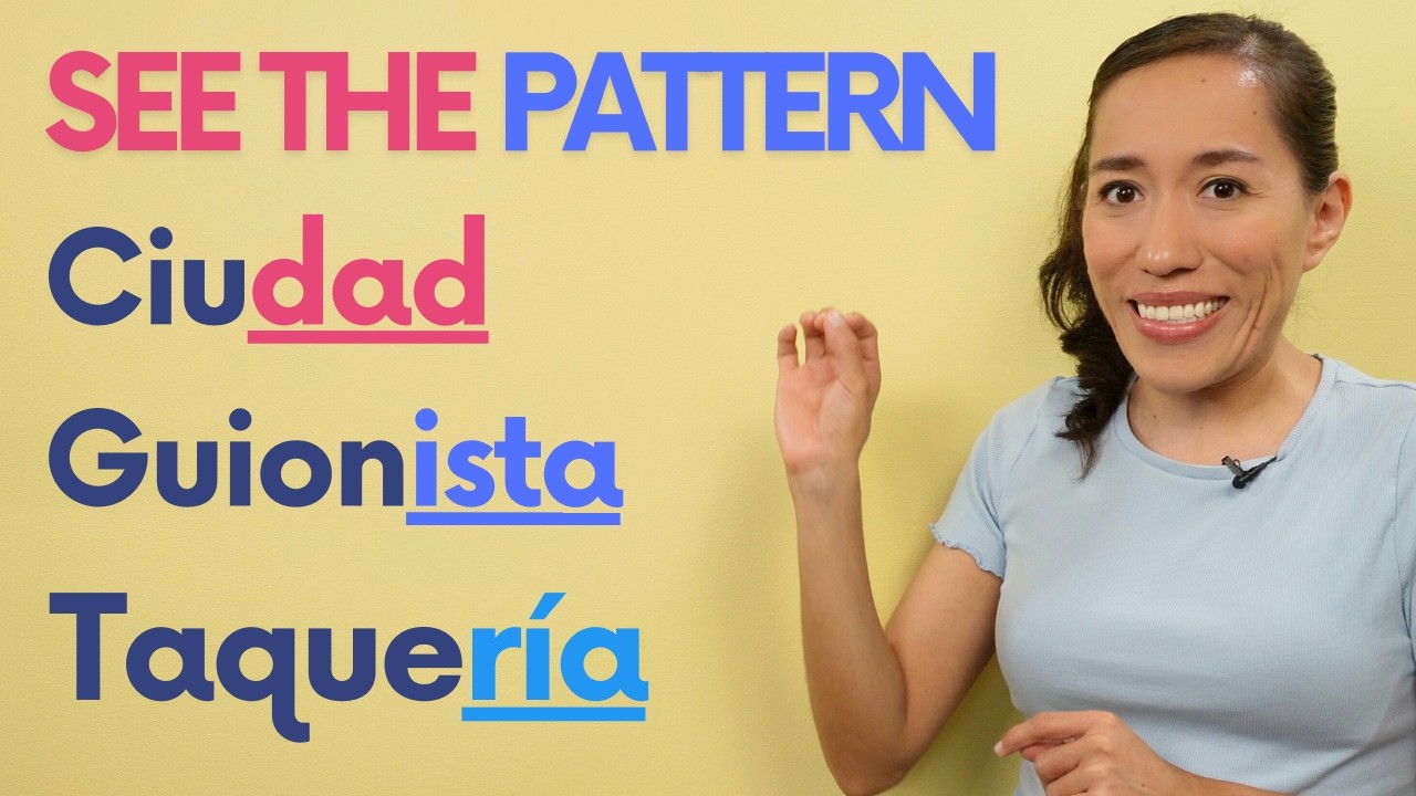 23 Secret Spanish Vocab Patterns Learn New Words Instantly Youtube