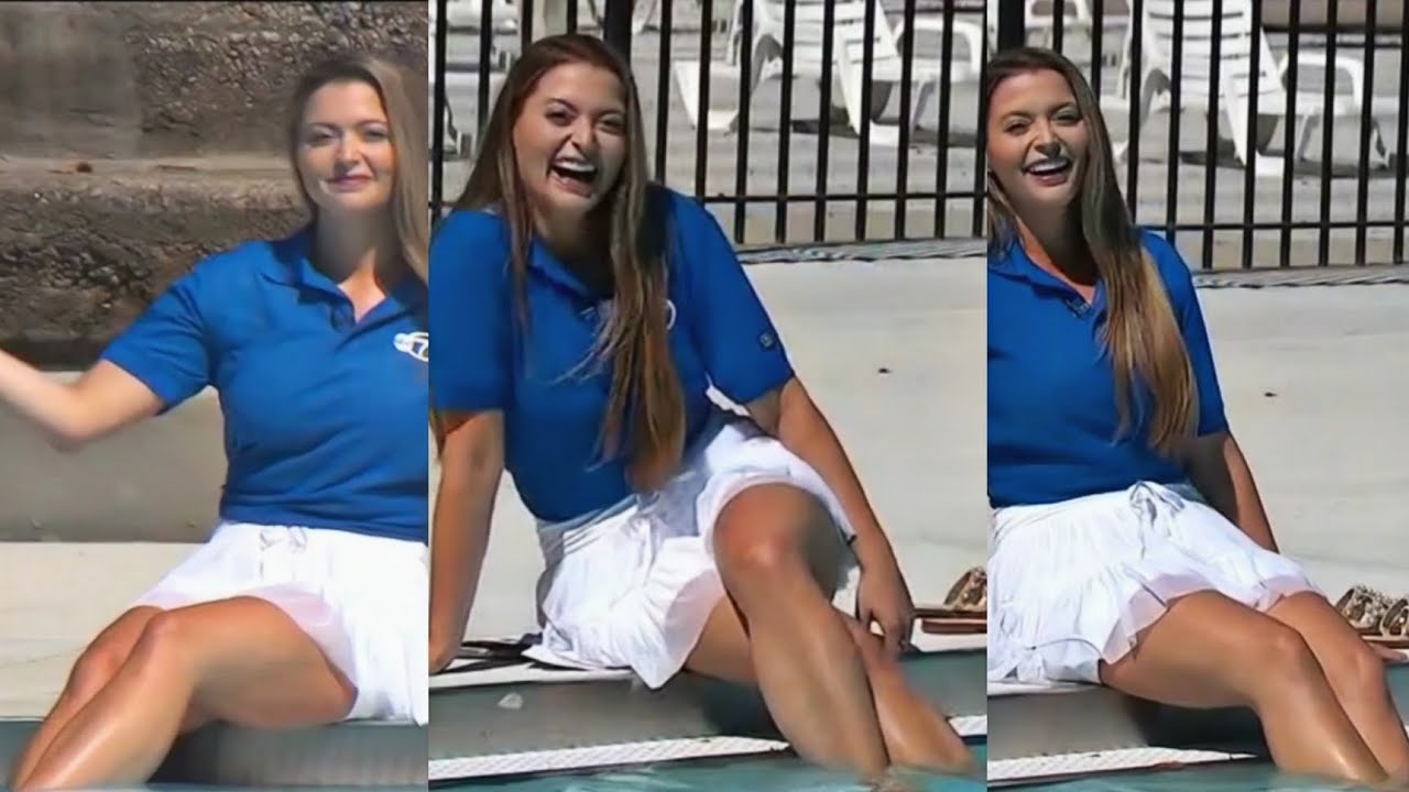 Dani Beckstrom Hot Legs In White Skirt Youtube