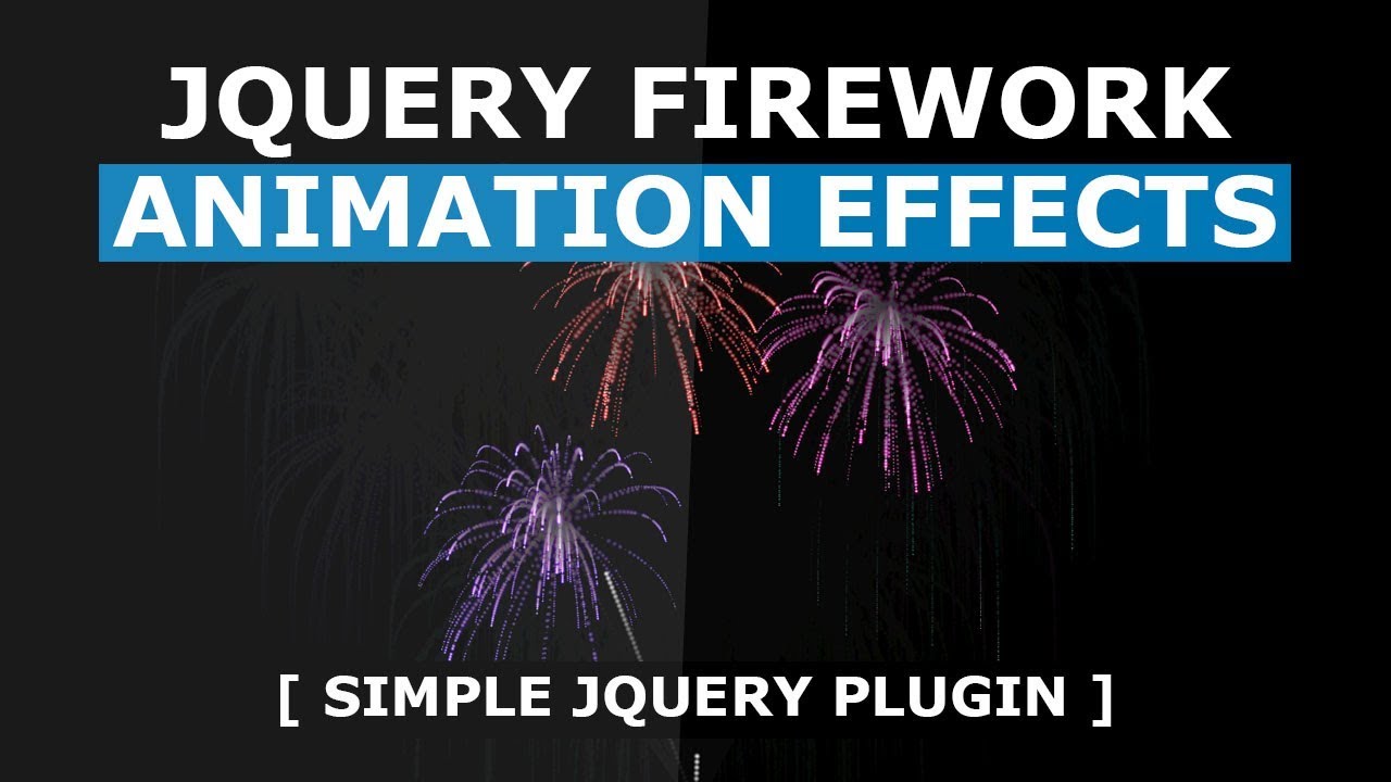 Jquery Firework Animation Effects Using Fireworks Js Simple Jquery