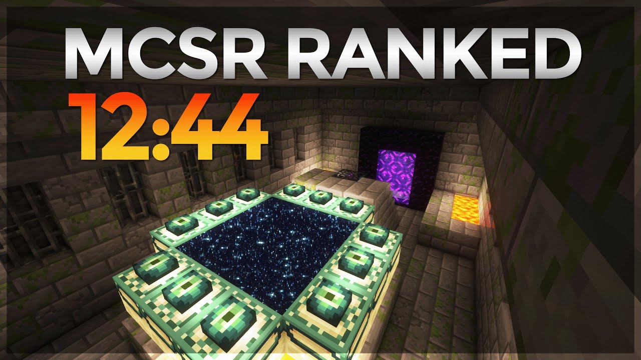My Fastest Competitive Speedrun Mcsr Ranked Youtube