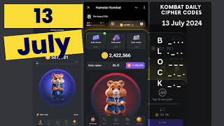Hamster Kombat Daily Cipher Today 13 July 2024 Sandi Harian Hamster ...