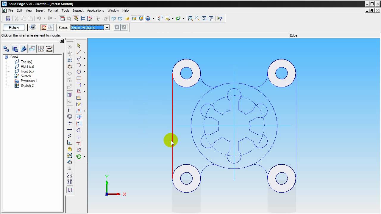 Tutorial Laboratorul 2 Solid Edge V20 Youtube
