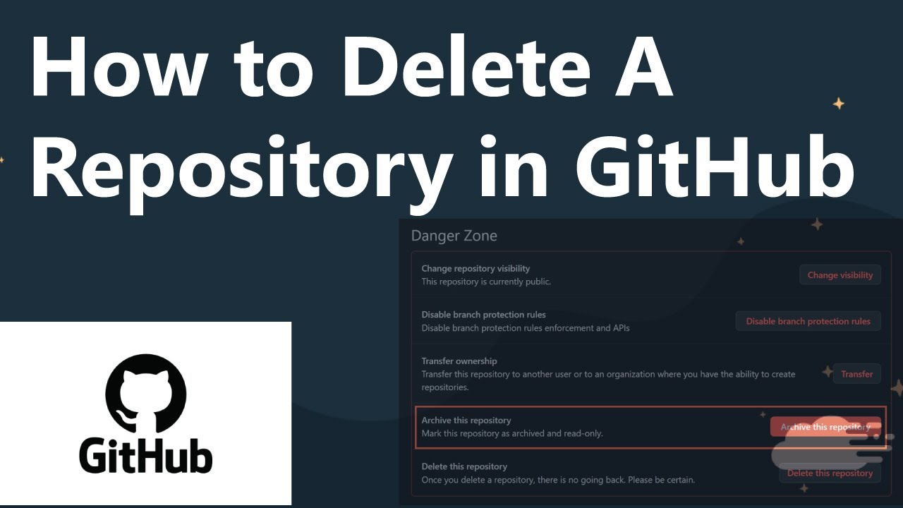 How To Delete A Repository In Github 2024 Youtube