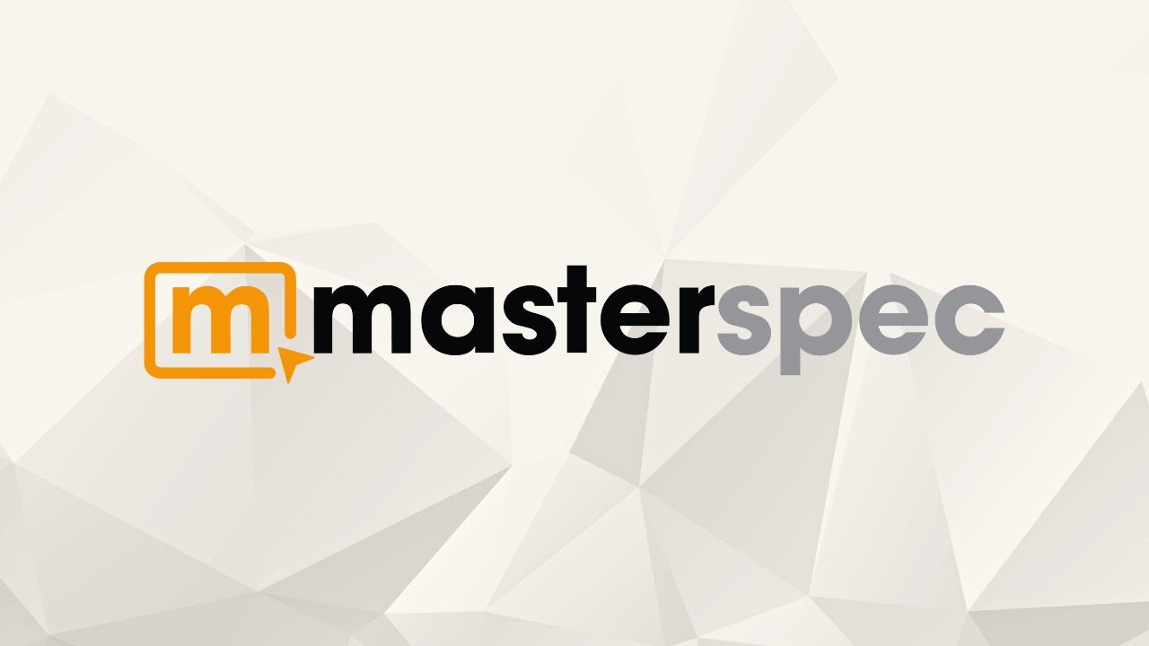 Masterspec Overview What Is Masterspec Youtube