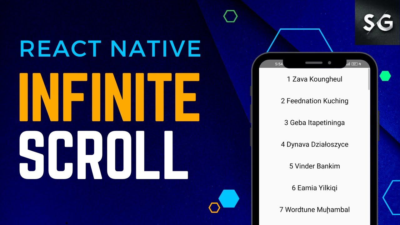 Infinite Scroll In React Native Using Flatlist React Native Tutorial