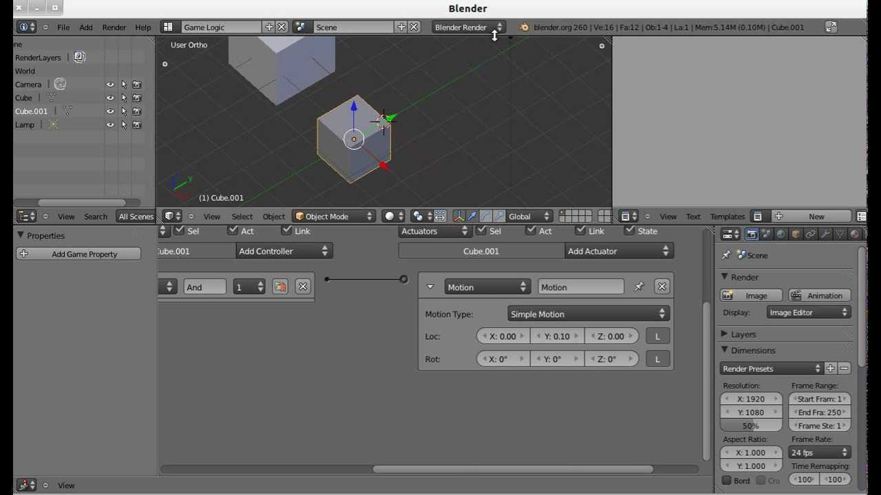 Blender Game Engine Intro Youtube