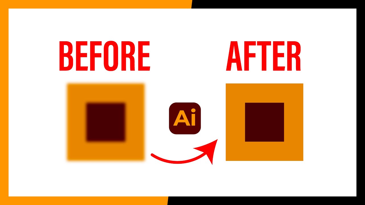 Remove Gaussian Blur Effect In Illustrator Youtube
