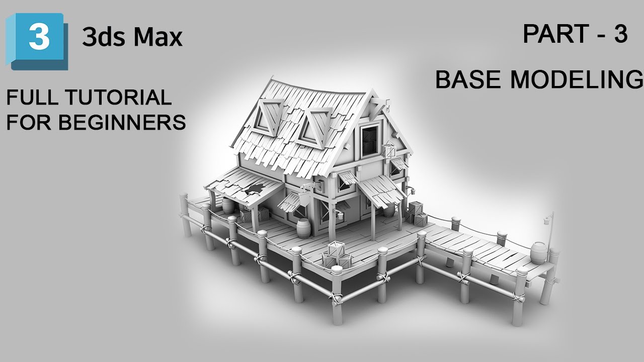 House Modeling In 3dsmax Part 3 Youtube