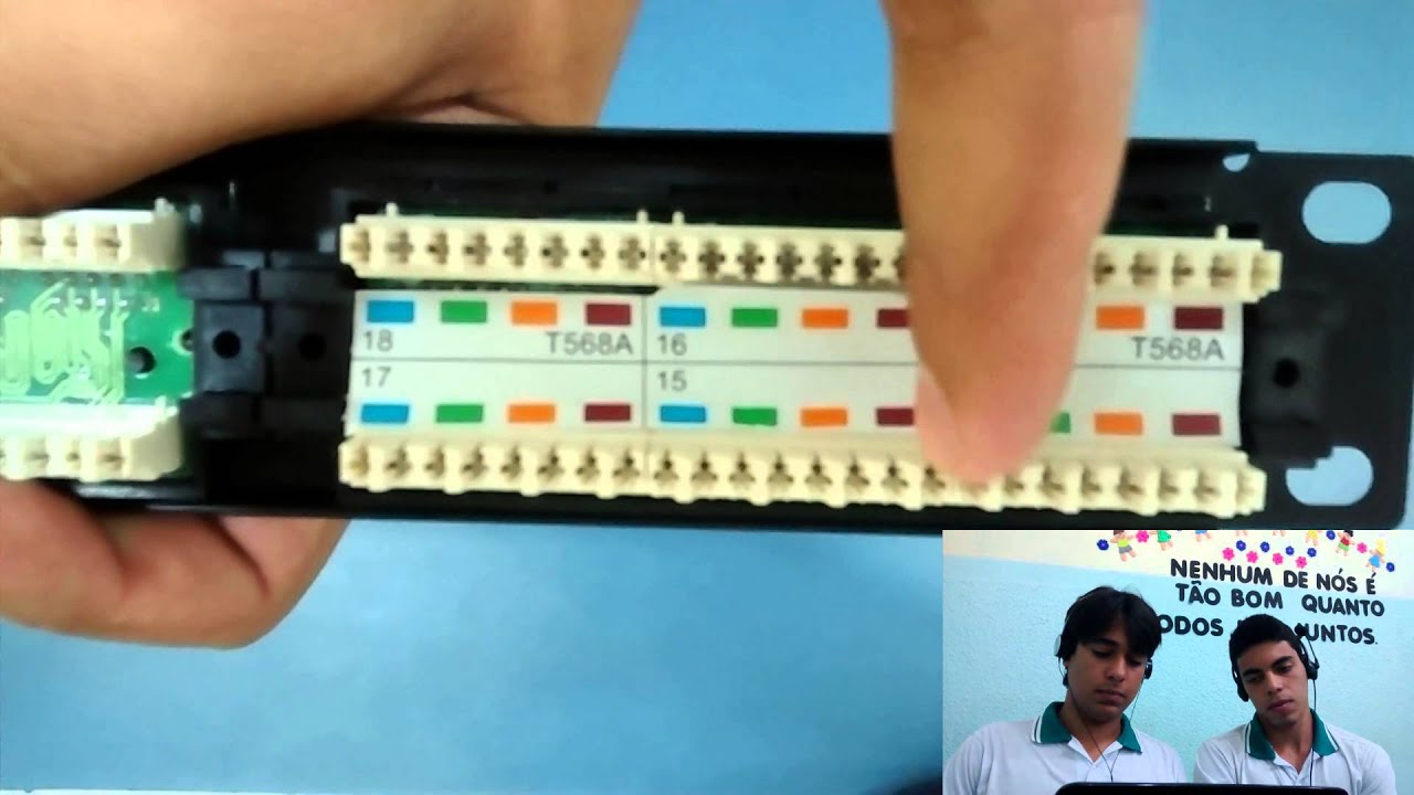 Montagem De Patch Panel Youtube