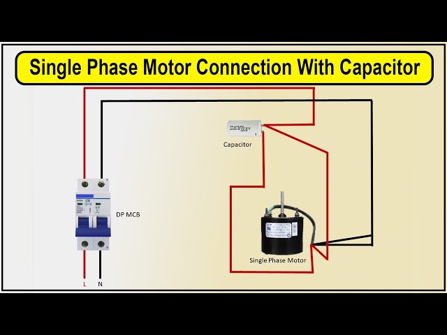 Single Phase Motor Connection With Capacitor Infoupdate Org