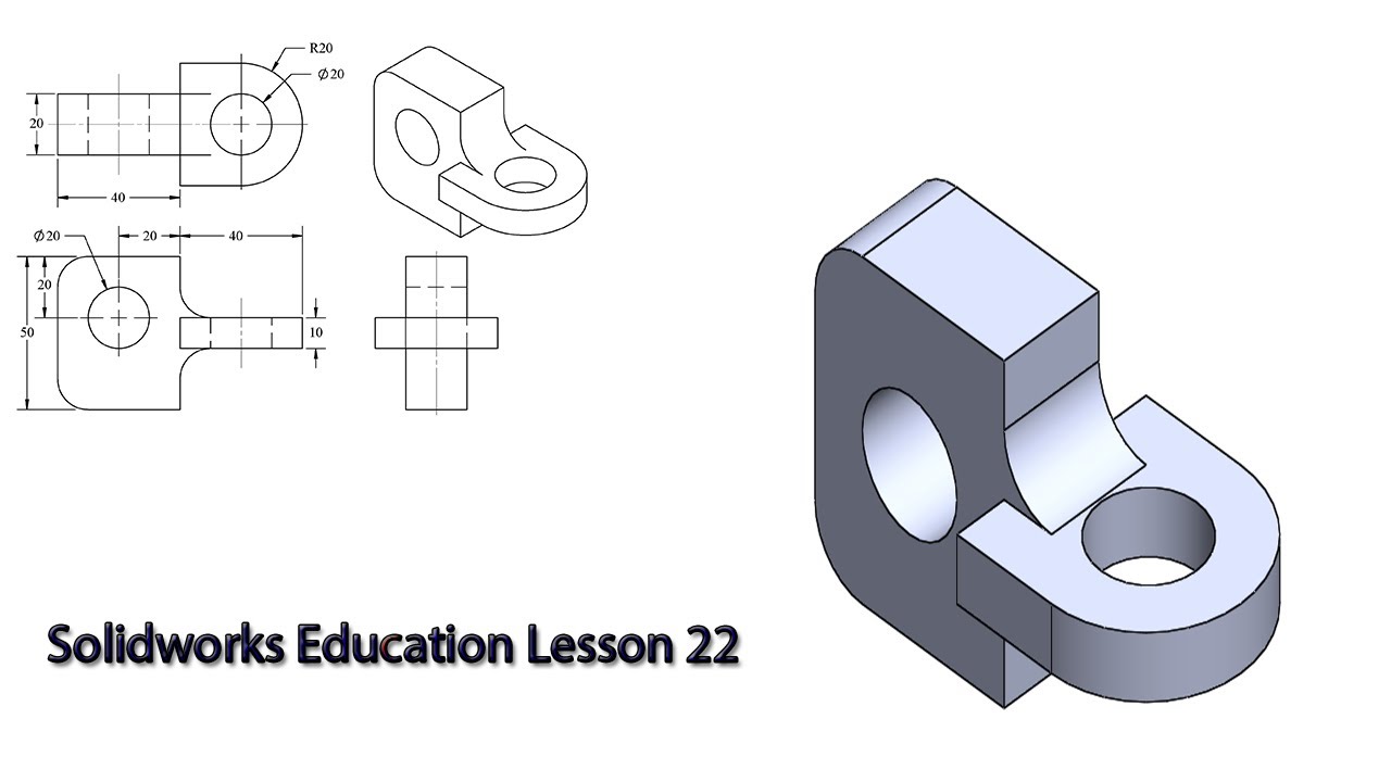 Solidworks Education Lesson 22 Youtube