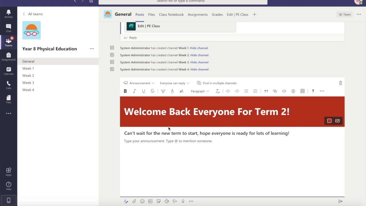 Microsoft Announcement Templates