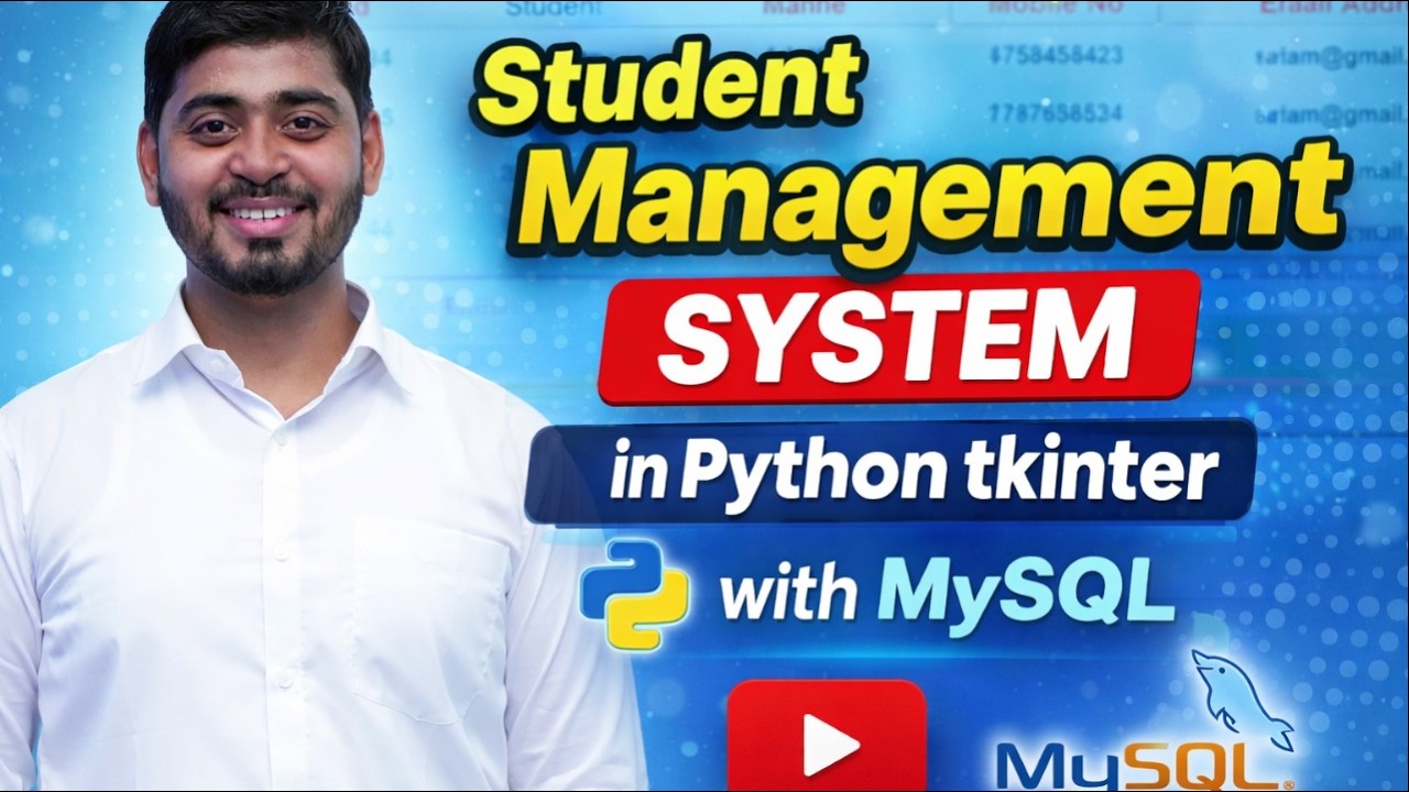 Student Management System In Python рџ ґ Full Tkinter Mysql Project 5