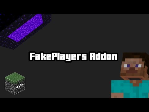 Lite Fakeplayers Addon Mcbe 1 19 40 Youtube