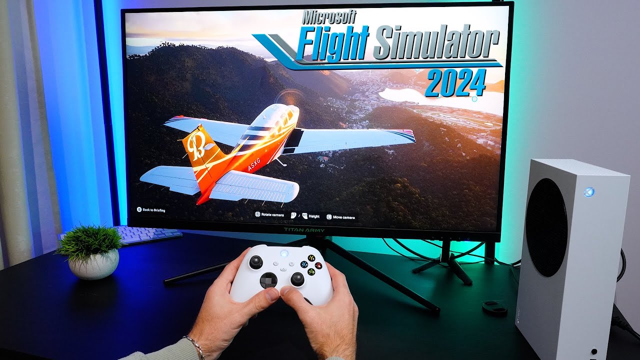 Microsoft Flight Simulator 2024 Xbox Series S Pov Gameplay Graphics