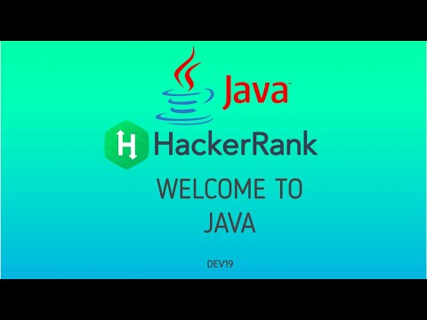 1 Welcome To Java Hackerank Java Solutions Youtube