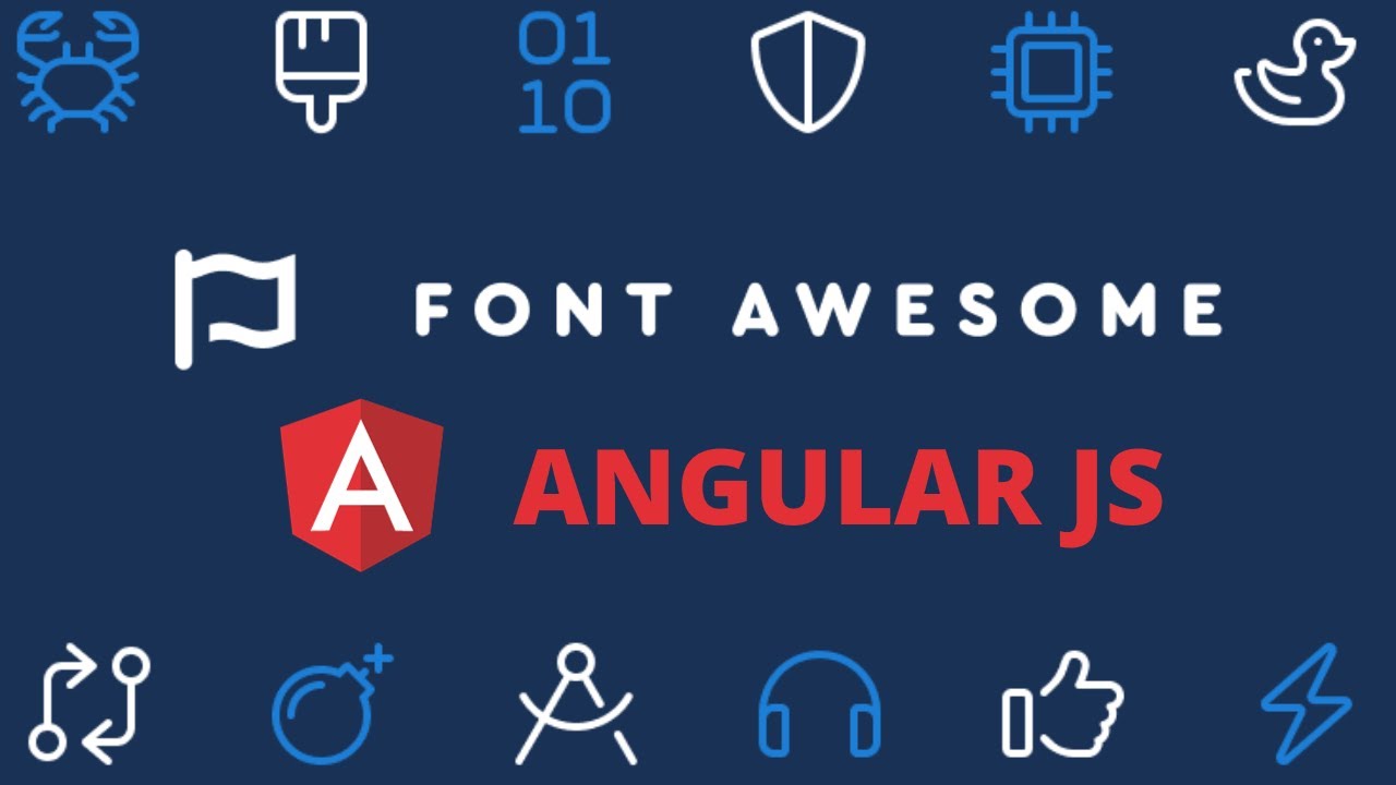 How To Use Font Awesome Icons In Angular Js Easy Method Youtube