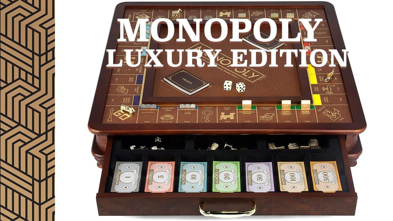 The Luxury Edition Of Our Favorite Board Game Monopoly Youtube