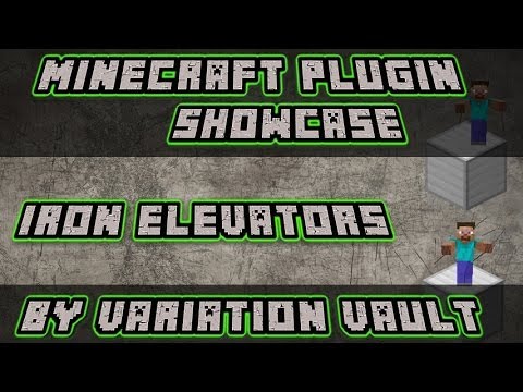 Minecraft Bukkit Plugin Iron Elevators Simple Setup And Amazing