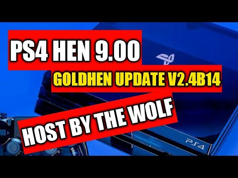 Ps4 Hen 9 00 Goldhen Update V2 4b14 Host By The Wolf Youtube