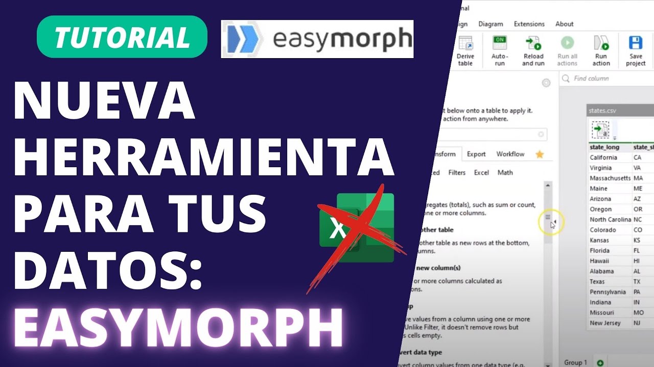 Crea Etl Fácilmente Con Easymorph Tutorial Curso Gratis Youtube