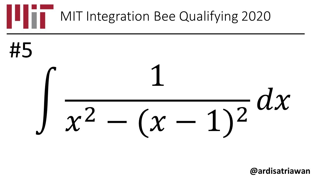 Mit Integration Bee Qualifying 2020 Problem 5 Trigonometric