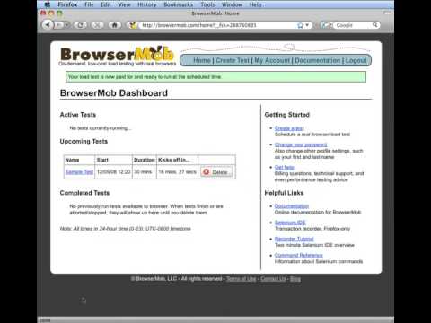Browsermob Overview Youtube