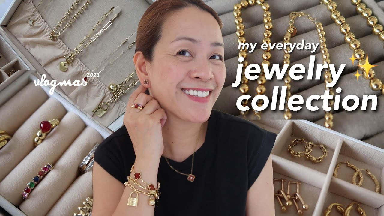 Vlogmas 4 My Everyday Jewelry Collection Youtube