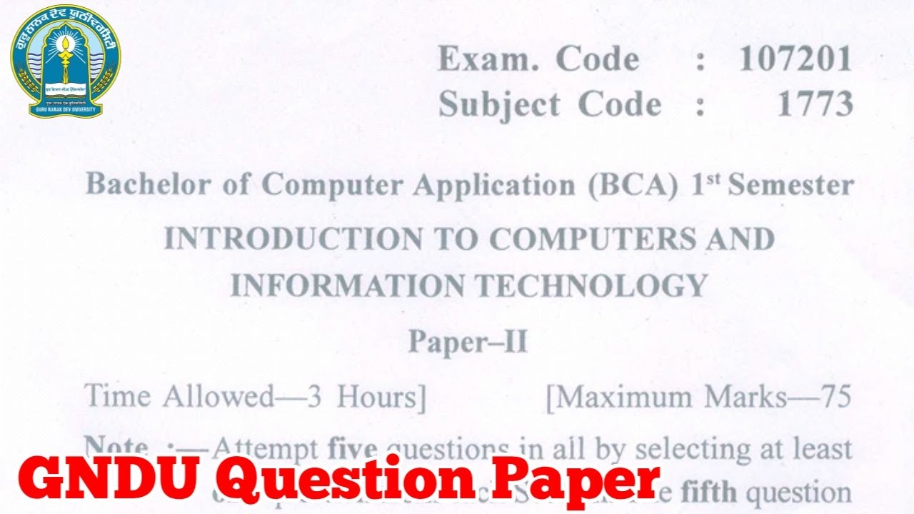 System Software Question Paper Gndu At Bobby Richardson Blog