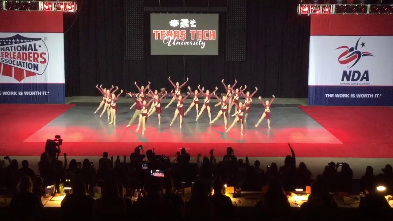 Texas Tech Pom Squad 2018 Nda D1a Jazz National Champions Youtube