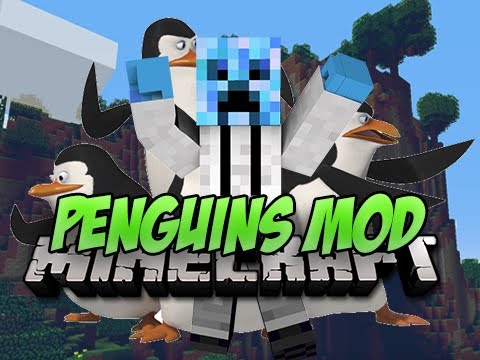 Minecraft Mod Spotlight Penguins Mod Youtube