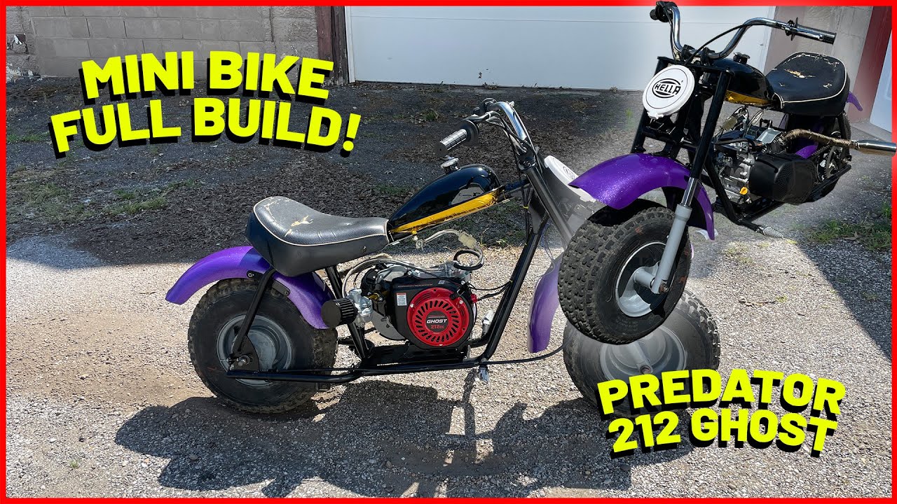Predator 212cc Ghost Full Mini Bike Build Youtube