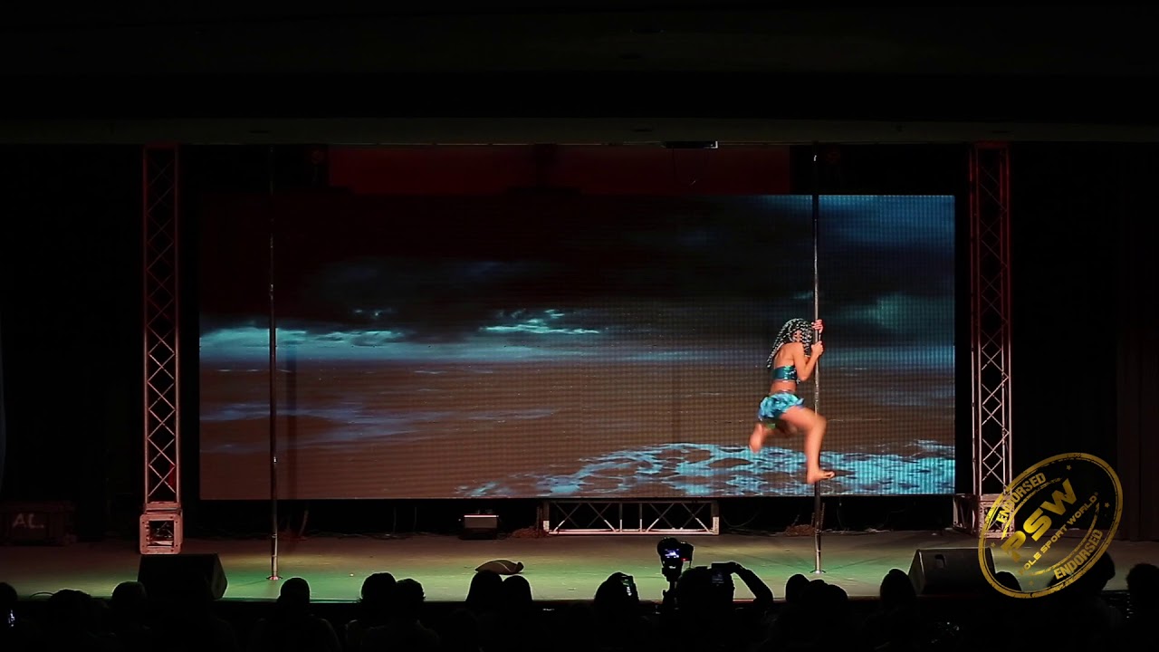 Psw Edilany Pérez Pole Art Amateur Kids Pole Sport World Youtube