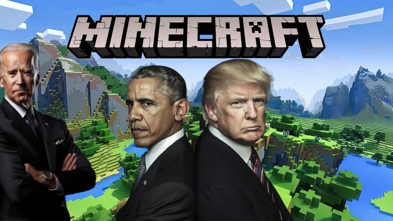Presidents Play Minecraft Youtube