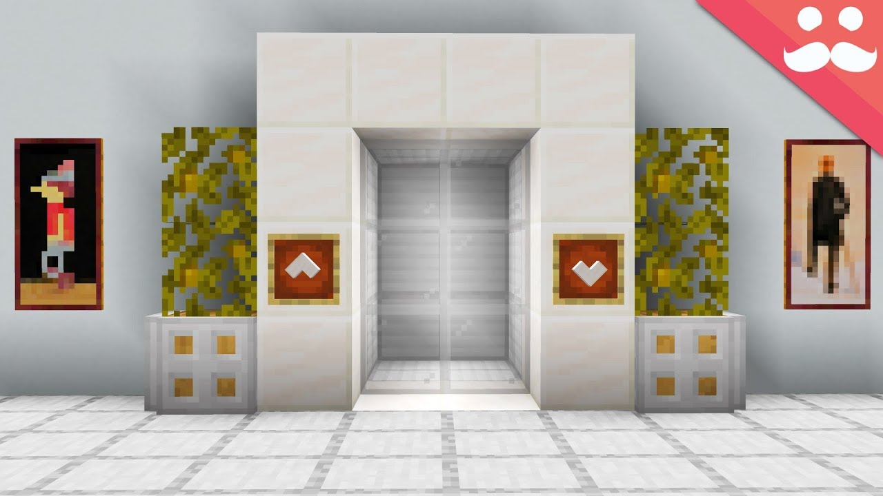 Realistic Piston Elevators With Honey Blocks Youtube
