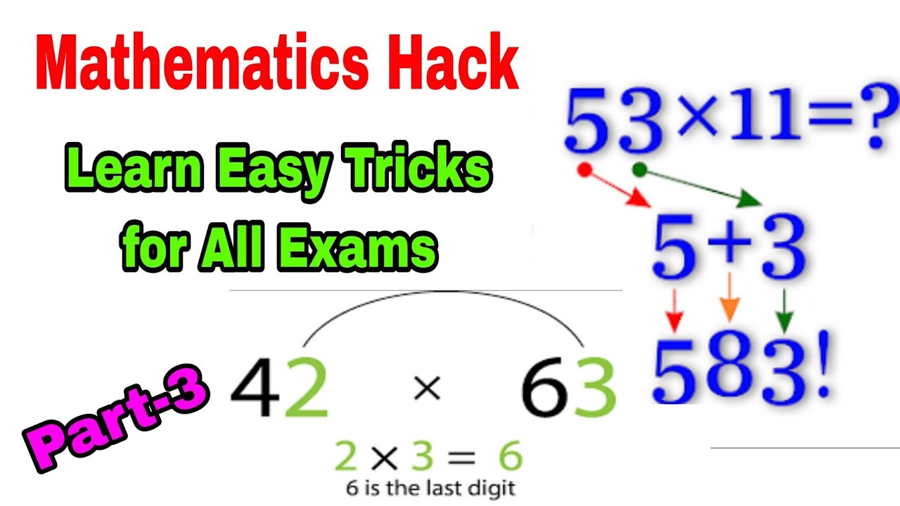 Mathematics Hack Easy Tricks To Solve Maths Important For All