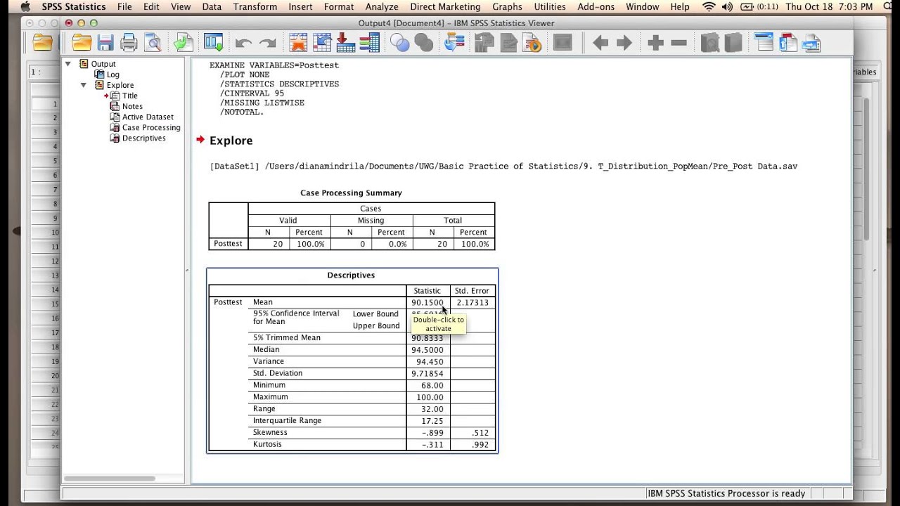 Spss Code For 95 Confidence Interval Polasin