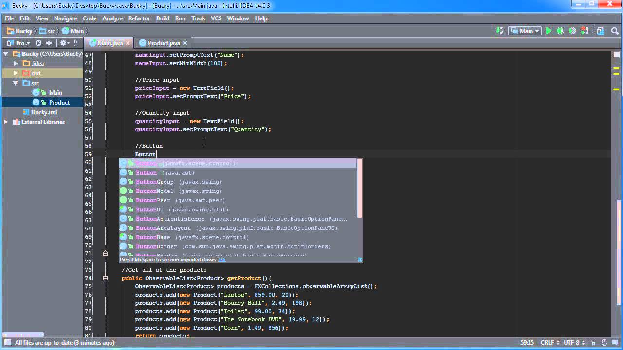 Javafx Java Gui Tutorial 19 Editable Tables Youtube
