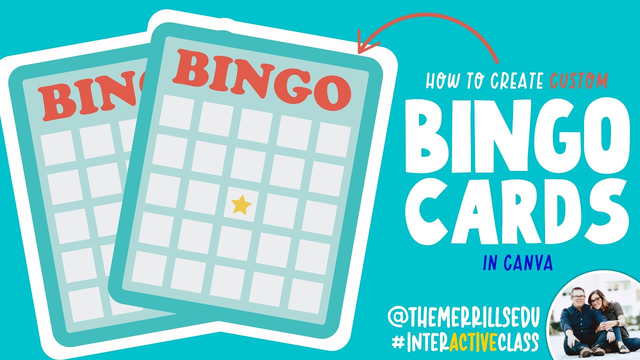 How To Create Custom Bingo Cards In Canva Youtube