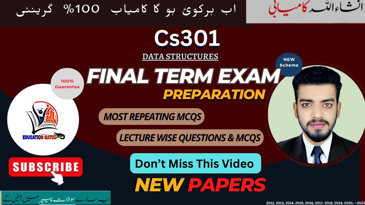 Cs301 Final Term Most Important Mcqs Cs301 Final Term Exam Preparation