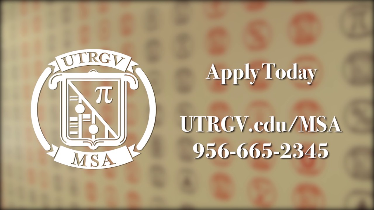 Utrgv Mathematics Science Academy Youtube