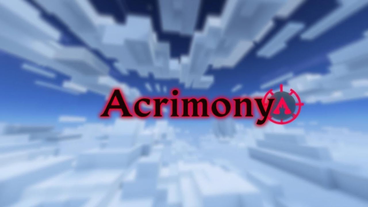 Acrimony Client Best Cheat In Skywars Youtube
