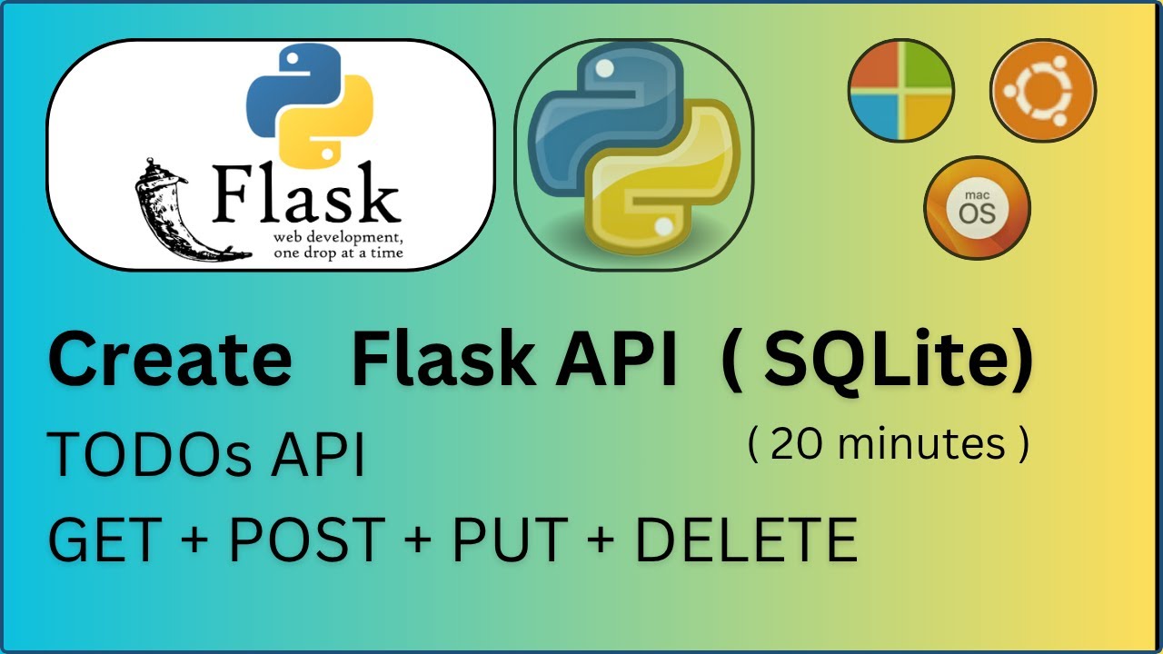 Flask Rest Api With Sqlite Database Full Tutorial Build A Todos App