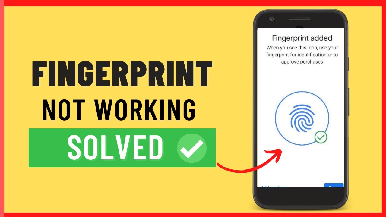 How To Fix Fingerprint Not Working Android Youtube