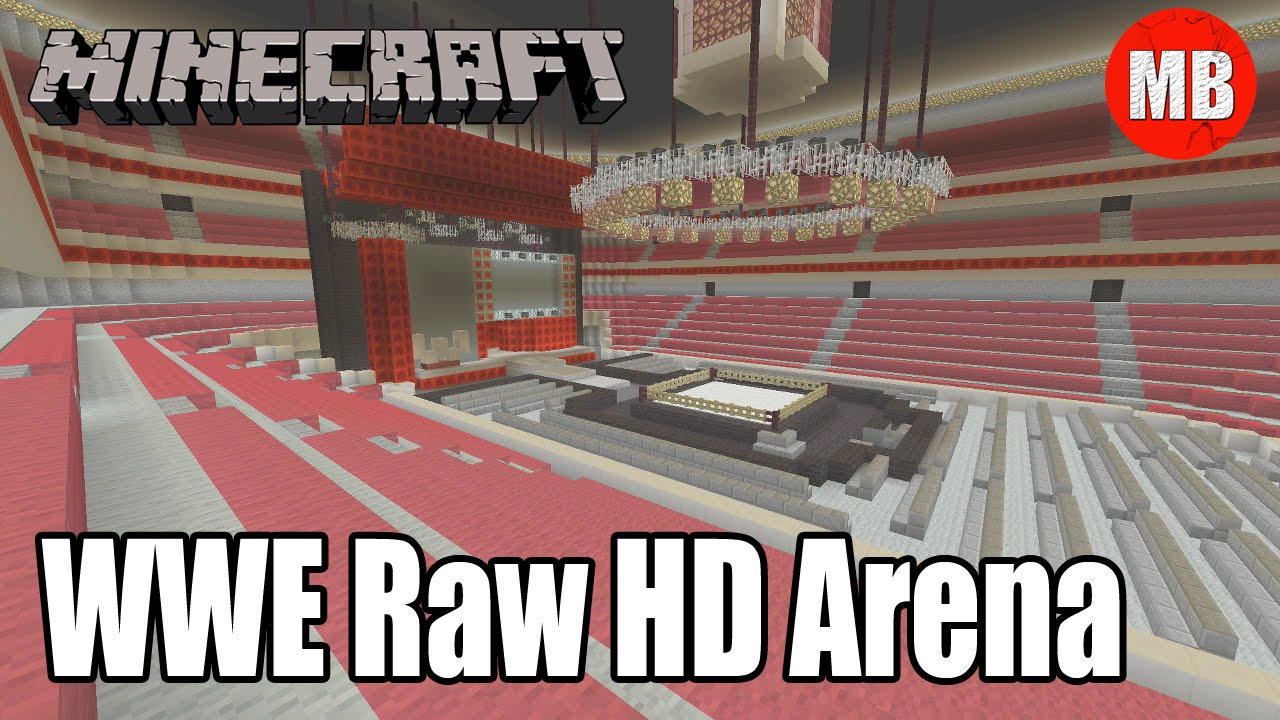 Wwe Minecraft Arena Raw Hd Era Youtube