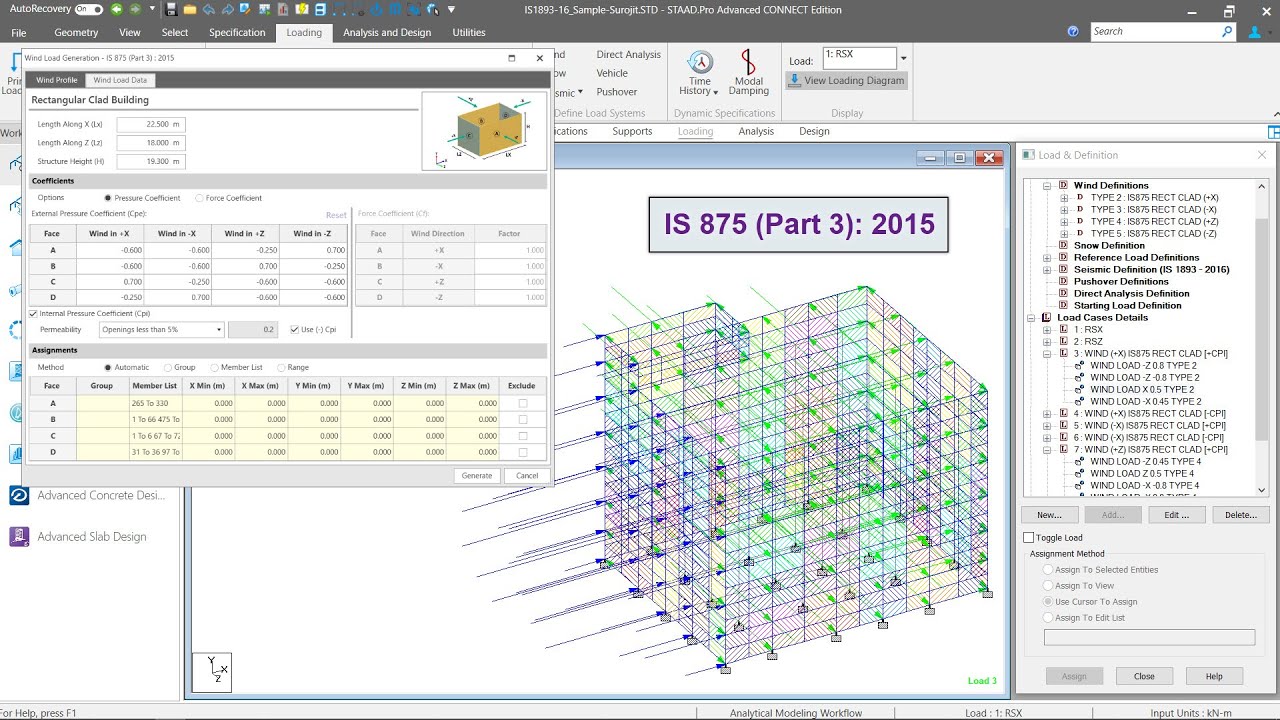 Generating Wind Loads For Building Structures In 40 Off