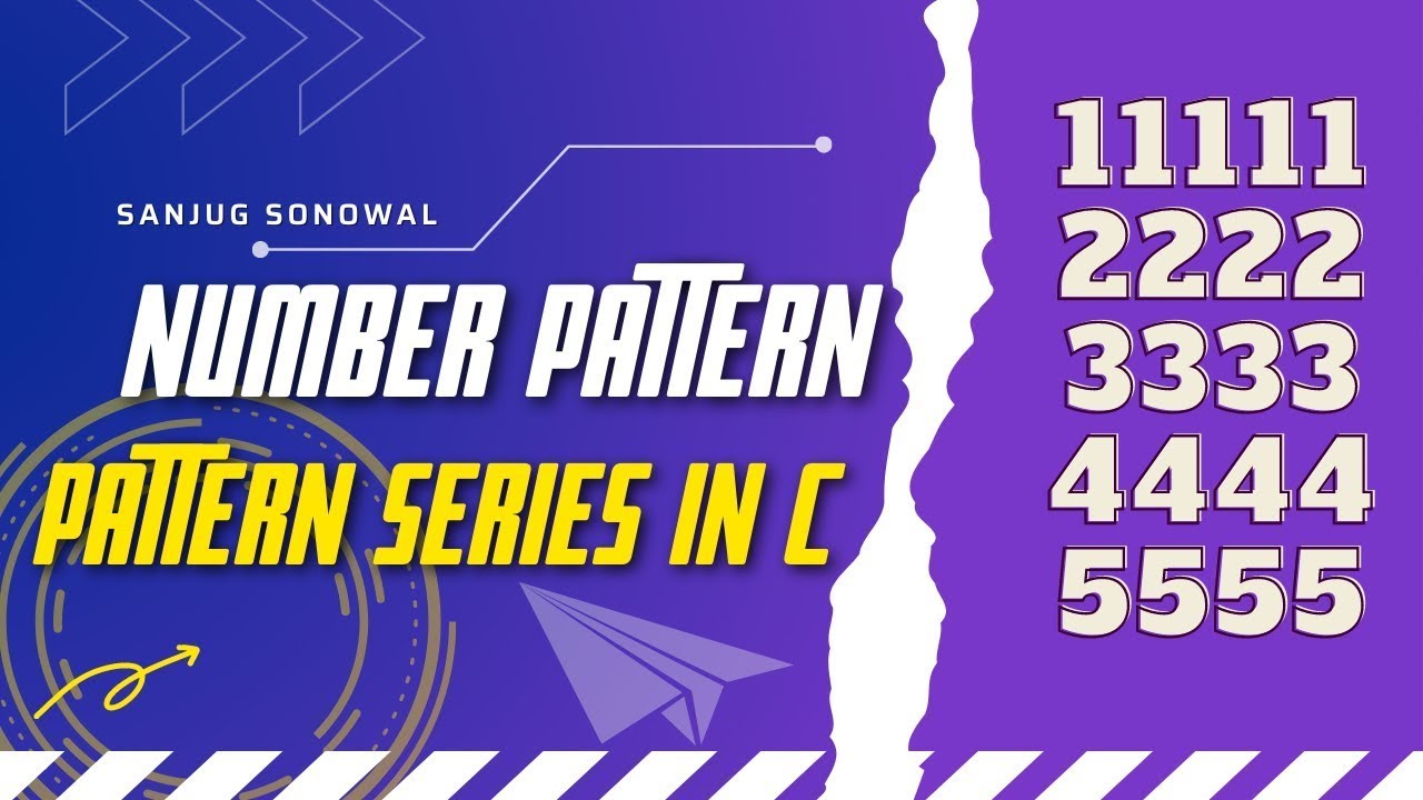 2 Number Pattern Full Pattern Series In C Language Youtube