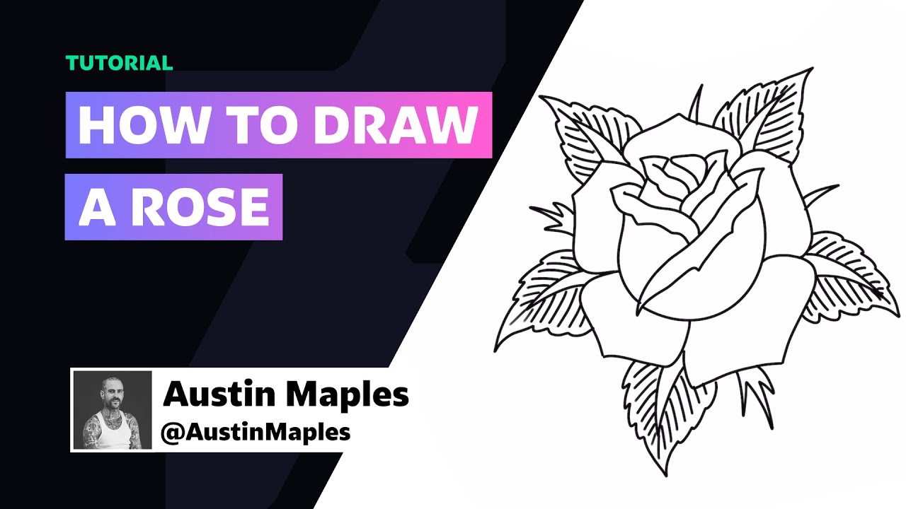 How To Draw A Rose W Austin Maples Deviantart Tutorials Youtube
