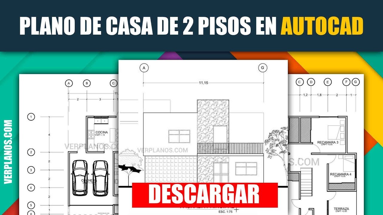 Planos De Casas Minimalistas En Autocad Gratis Descargar Infoupdate Org