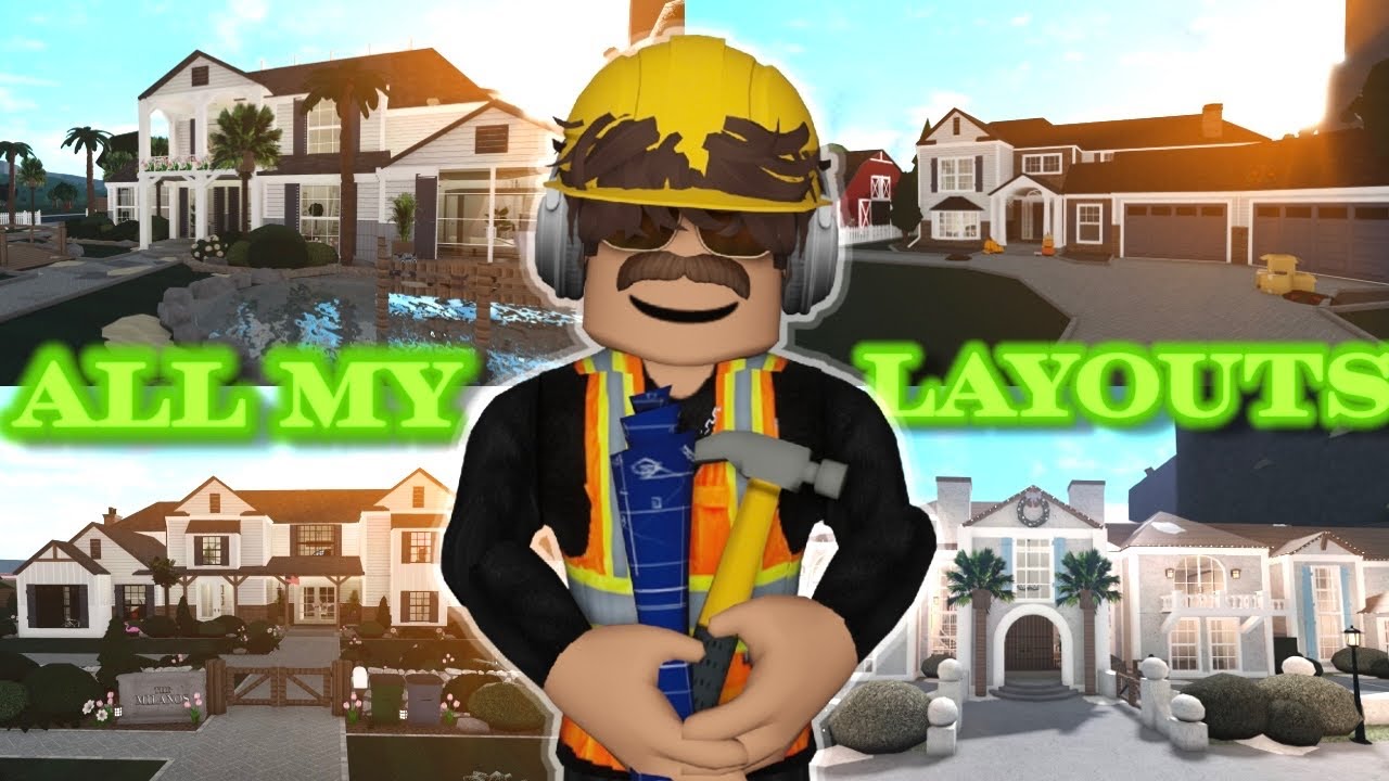 All My House Layouts In Roblox Bloxburg Youtube